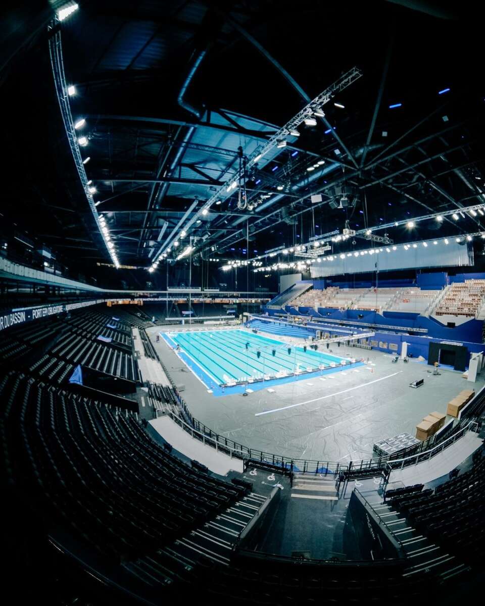 Best Vídeo: Veja a piscina da La Defense Arena Paris 2024 ser ...